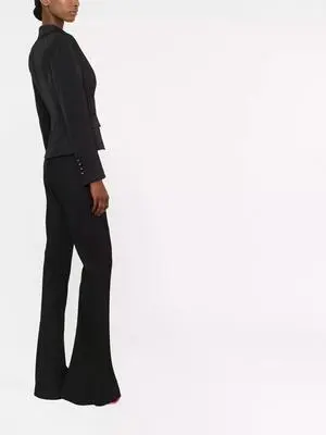 Dolce & Gabbana Logo-plaque Button-fastening Blazer - Black