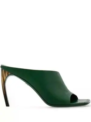 FERRAGAMO Curved-heel Sandals - Green