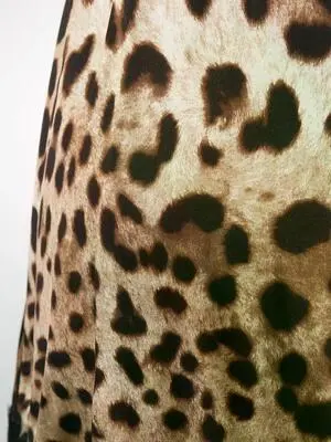 Dolce & Gabbana Leopard-print Satin Slip Dress