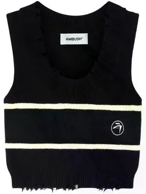 AMBUSH Raw-cut Knitted Top