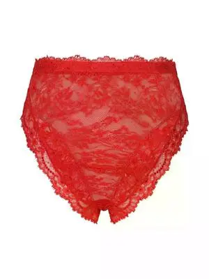 Dolce & Gabbana High-waisted Lace Briefs - Red