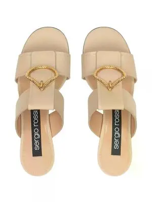 SERGIO ROSSI 50mm Sea Scale Sandals