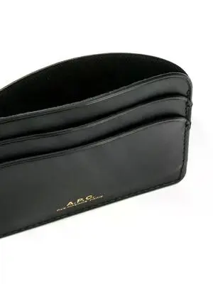 A.p.c. Logo-stamp Cardholder - Black