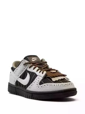 Nike Dunk Low Brogue Pinstripe Sneakers - Black