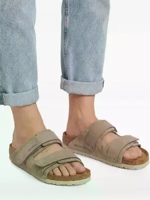 BIRKENSTOCK Kyoto Touch-strap Leather Sandals