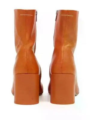 MAISON MARGIELA 70mm Stitch-out Leather Boots