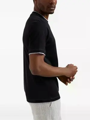 Brunello Cucinelli Logo-embroidered Cotton T-shirt