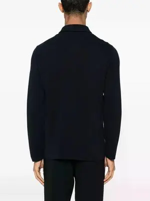 LARDINI Midnight Cotton Shirt Jacket