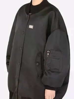 Dolce & Gabbana Logo-tag Duchesse Bomber Jacket