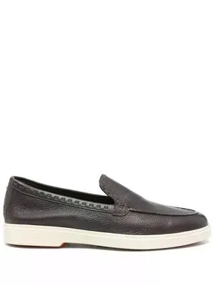 Santoni Leather Loafers