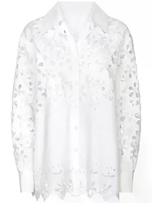 Dolce & Gabbana Cut-out Cotton Shirt