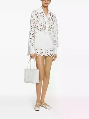 Dolce & Gabbana Cut-out Cotton Shirt