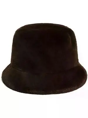 Apparis Amara Faux-fur Bucket Hat - Brown