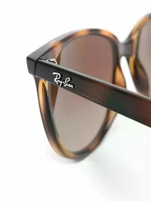 Ray-ban Tortoise Square-frame Sunglasses