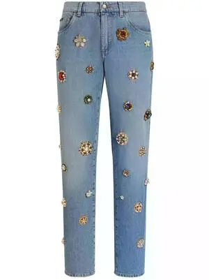 Dolce & Gabbana Frill Jeans For Men