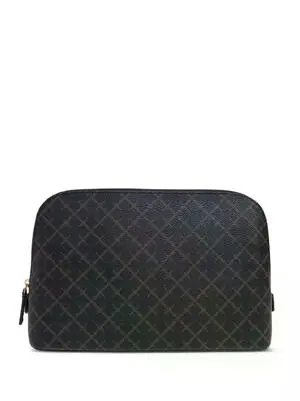 BY MALENE BIRGER Floral Motif Makeup Bag - Black