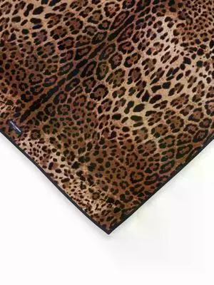 Dolce & Gabbana Leopard-print Terry Cotton Bath Towel