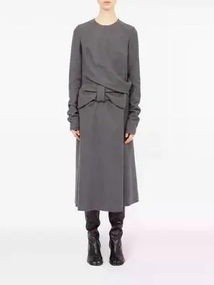 MAISON MARGIELA Bow-detailing Midi Dress