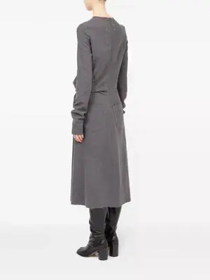 MAISON MARGIELA Bow-detailing Midi Dress