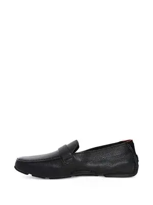 Santoni Hamel Loafers With Side Buckle Fastening
