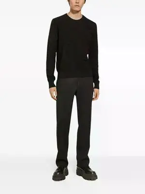 Dolce & Gabbana Diamond-pattern Silk Jumper