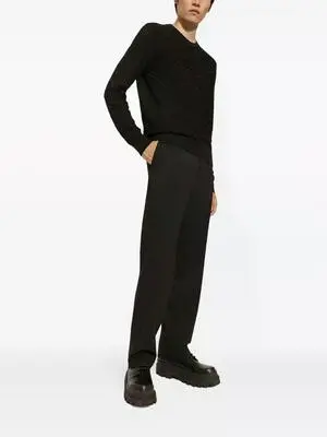 Dolce & Gabbana Diamond-pattern Silk Jumper