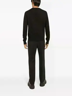 Dolce & Gabbana Diamond-pattern Silk Jumper