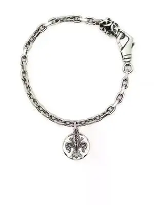 Emanuele Bicocchi Lily Coin Bracelet - Silver