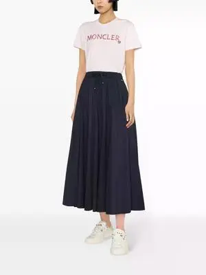 Herno Drawstring-fastening Midi Skirt - Blue