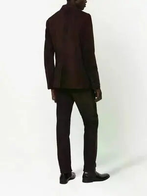 Dolce & Gabbana Double-breasted Suede Blazer