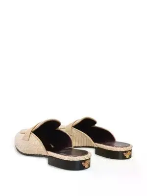 BOUGEOTTE Raffia Mules