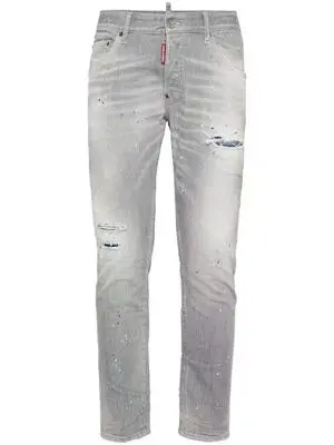 Dsquared2 Distressed Washed-denim Jeans