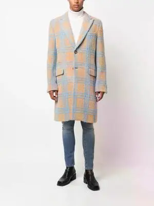 Philipp Plein Checked Single-breasted Coat