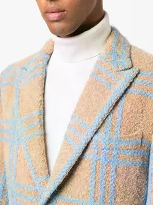 Philipp Plein Checked Single-breasted Coat