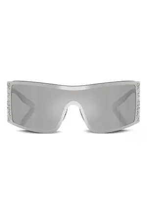 Dolce & Gabbana Shield-frame Sunglasses - Silver