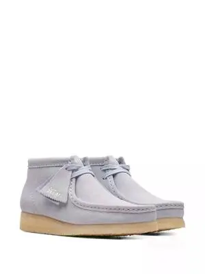 Clarks Wallabee Derby Shoes - Grey