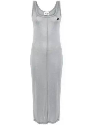 Miu Miu Logo-patch Dress