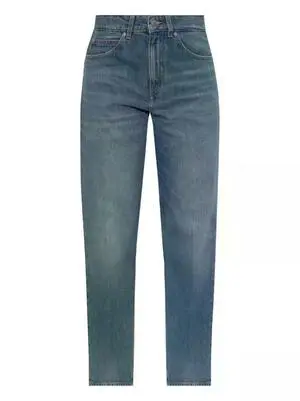 Victoria Beckham Washed Straight-leg Jeans