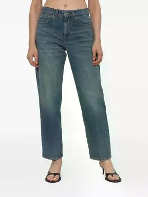 Victoria Beckham Washed Straight-leg Jeans