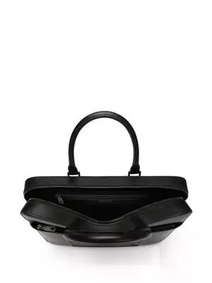 Dolce & Gabbana Logo-embossed Leather Laptop Bag