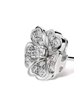 LEO PIZZO 18kt White Gold Flora Diamond Earrings