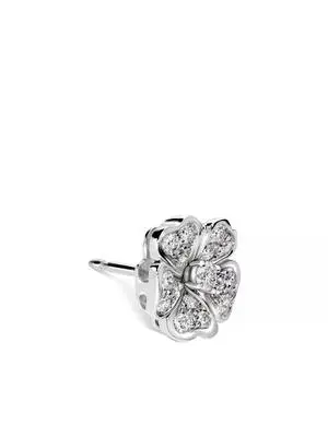 LEO PIZZO 18kt White Gold Flora Diamond Earrings