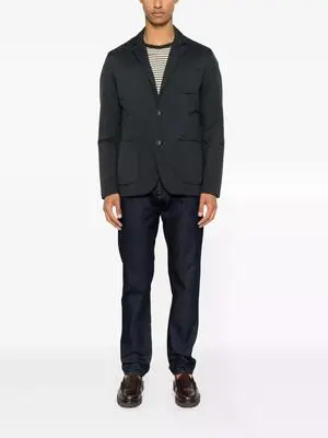 Herno Single-breasted Blazer - Blue