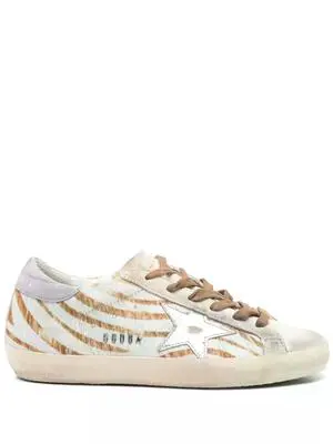 GOLDEN GOOSE Super-star Lace-up Sneakers - Neutrals