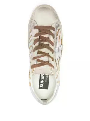 GOLDEN GOOSE Super-star Lace-up Sneakers - Neutrals