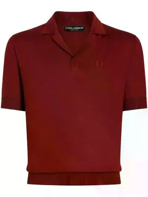Dolce & Gabbana Logo-embroidered Polo Shirt