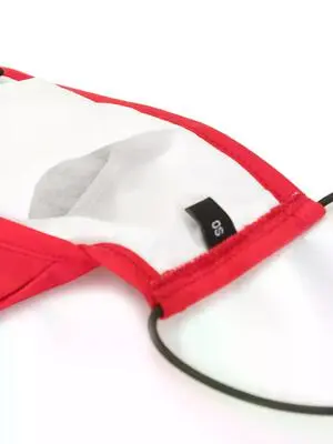 MOSTLY HEARD RARELY SEEN Logo Patch Face Mask - Red