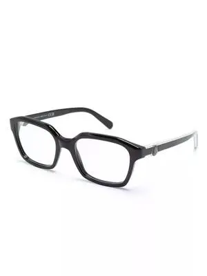 Moncler Logo-plaque Square-frame Glasses