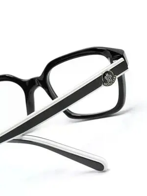 Moncler Logo-plaque Square-frame Glasses