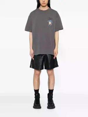 MUSIUM DIV. Logo-embroidered T-shirt
